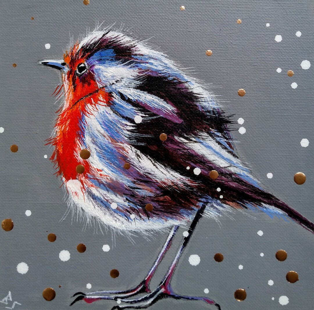 Reggie Robin Limited Edition Print, Bird Wildlife Print, Robin ...