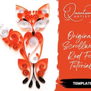 Quilling Tutorial Bundle | Templates, Patterns | Quilled Cat, Luna Moth ...