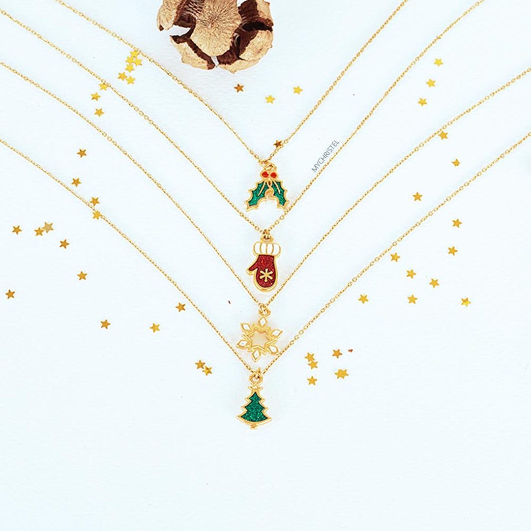 2026 Lucky Charm, Christmas Jewelry, Christmas Necklace, Christmas ...