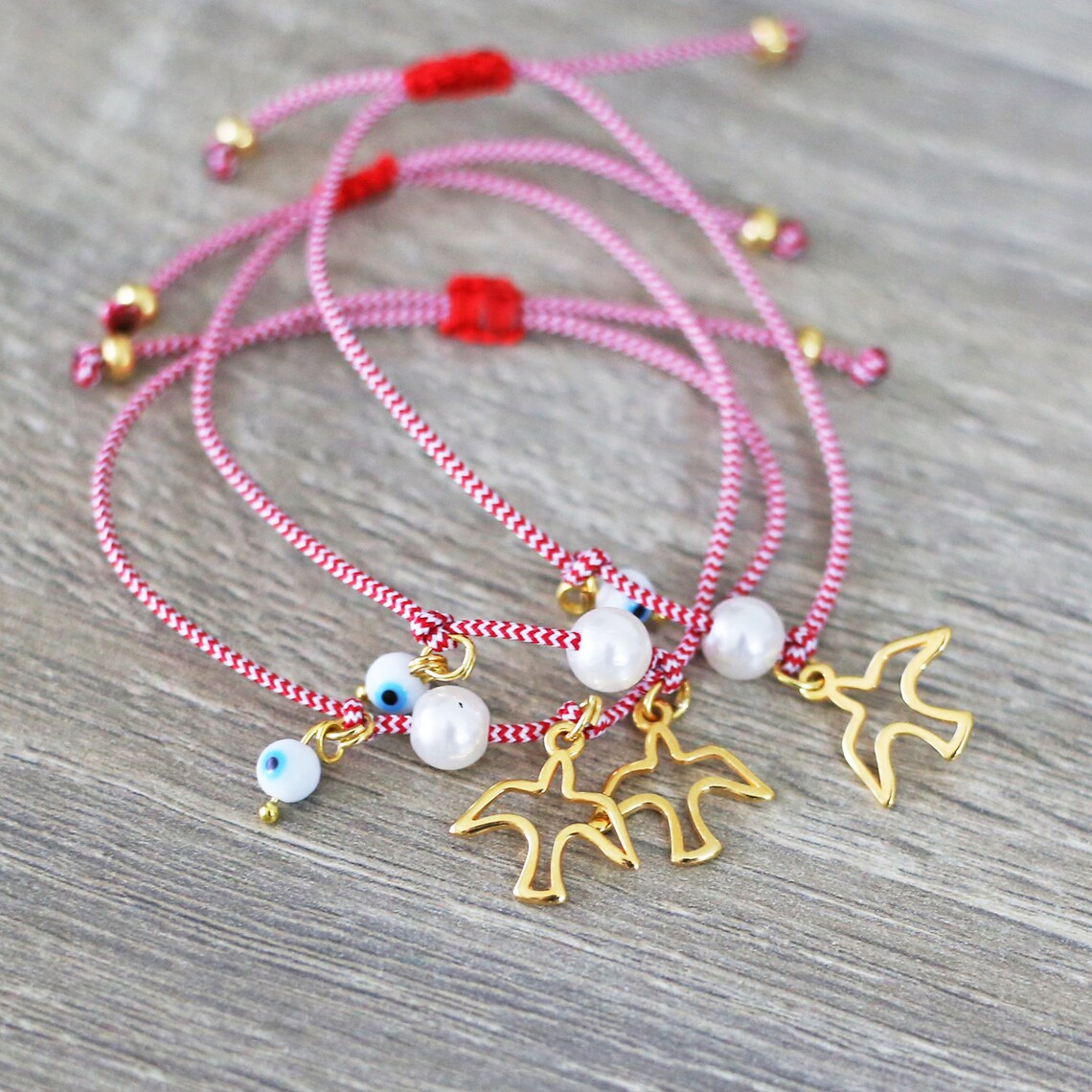 Greek Jewelry, Martakia, Martis, Martisor, March Bracelet, Protection ...