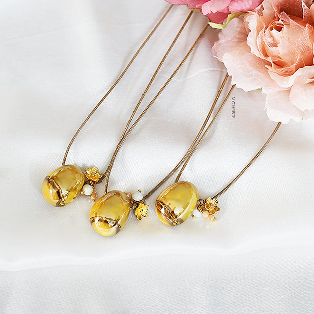 Ceramic Easter Egg Necklace / Easter Jewelry / Greek Jewelry / Spring ...