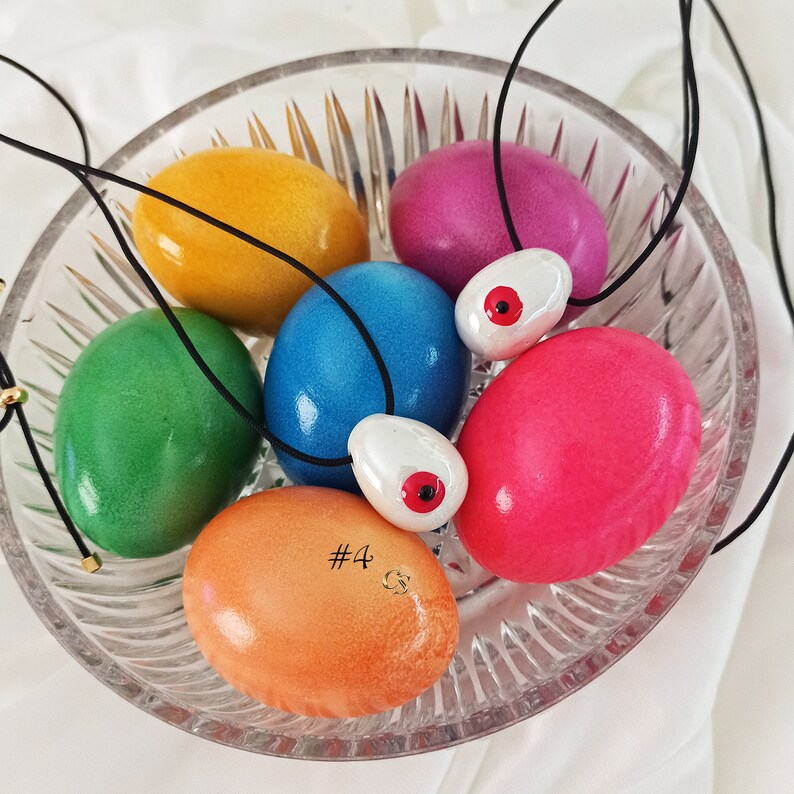 Easter Egg Necklace Easter Jewelry Easter Eggs Easter - Etsy