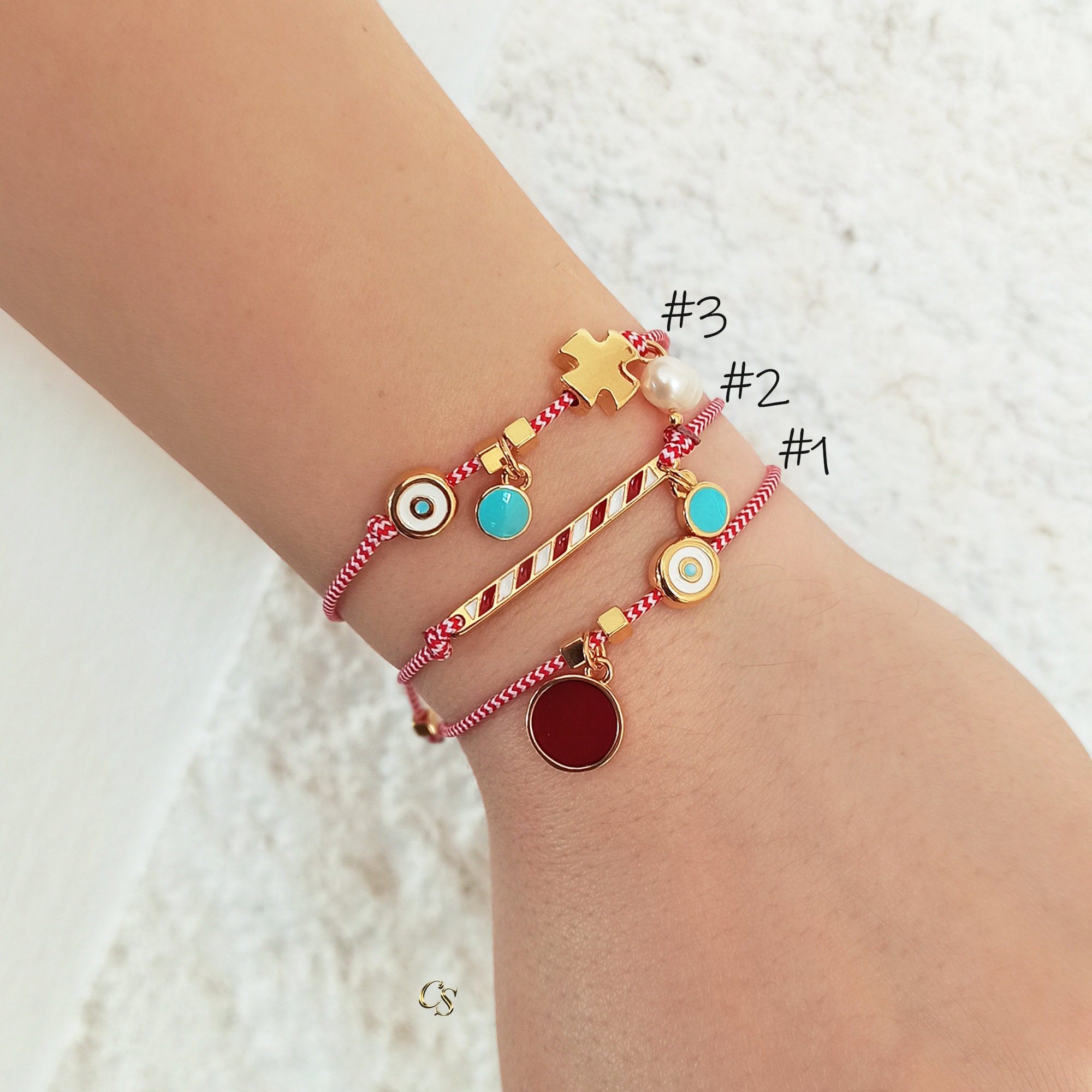 Greek Martakia, Martis, Martaki, Martisor, March Bracelet, Greek ...