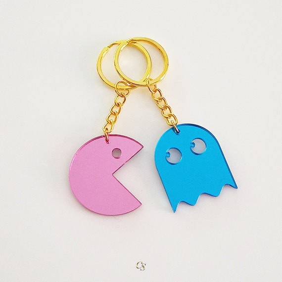 Keychain for Couples Two Keychains Ghost Keychain Keychains - Etsy UK