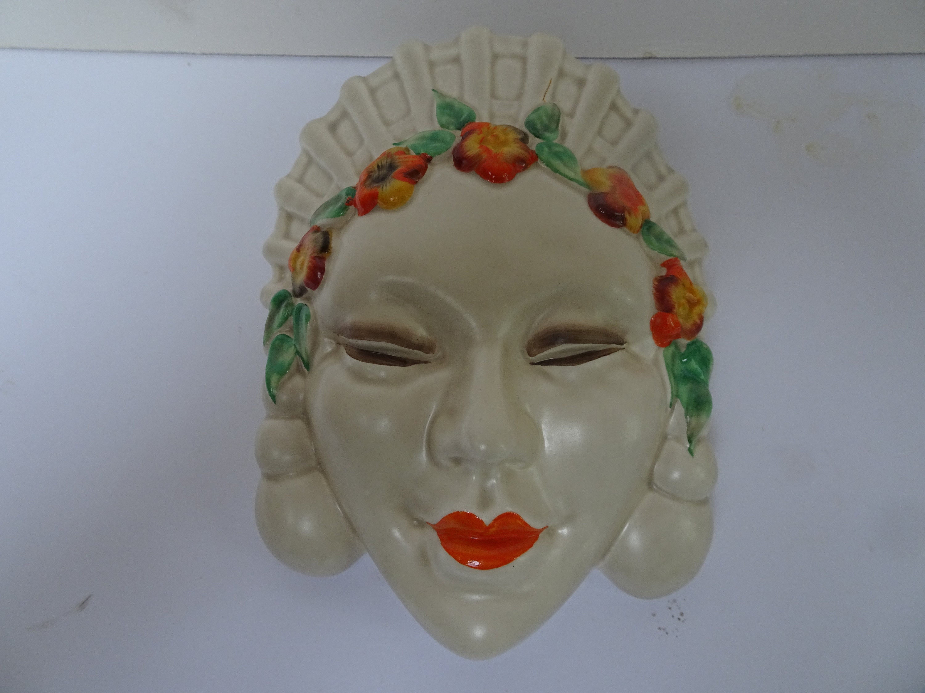 Clarice Cliff Art Deco Wall Mask. 1930s - Etsy UK