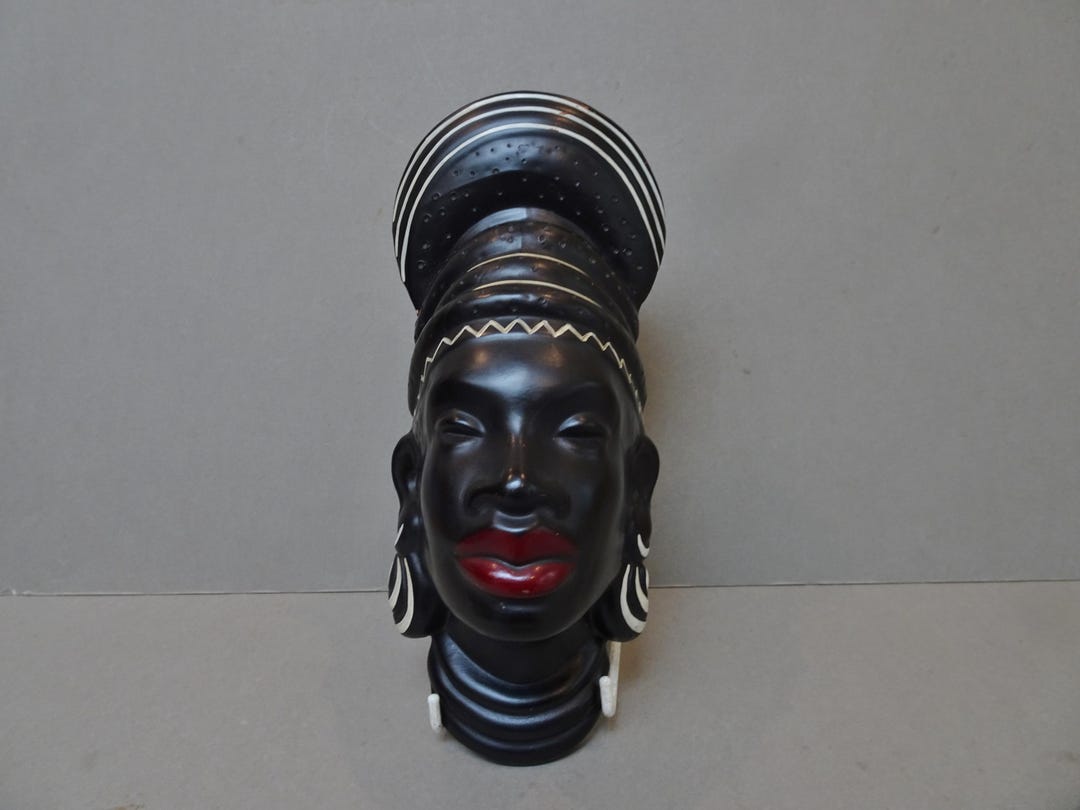 Mid Century Austrian Ceramic Wall Mask. Native Woman. Circa 1950 ...