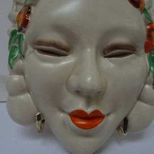 Clarice Cliff Art Deco Wall Mask. 1930s - Etsy UK