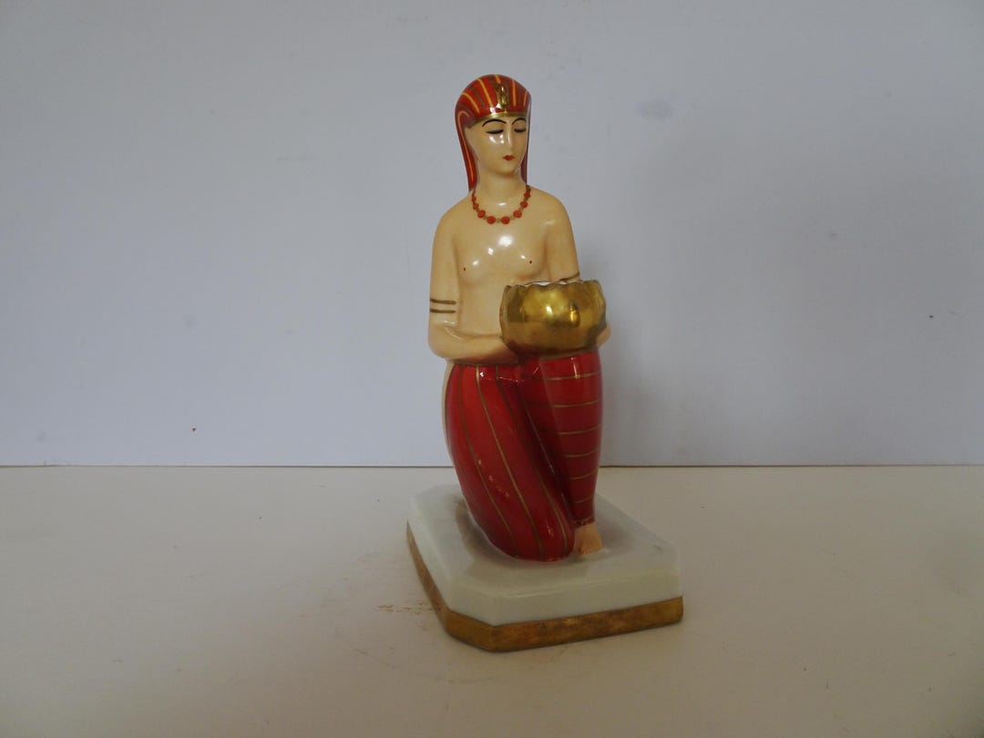 Robj. Art Deco Incense Burner. Egyptian Revival - Etsy