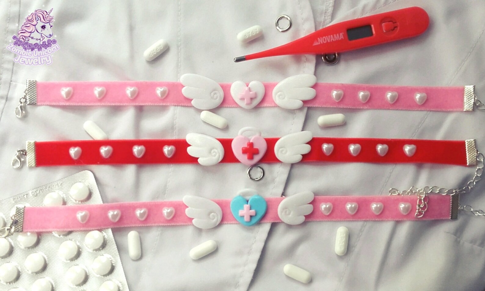 Heavenly Nurses Velvet Chokers / Menhera / Medical / Yamikawa - Etsy