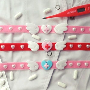 Heavenly Nurses Velvet Chokers / Menhera / Medical / Yamikawa - Etsy