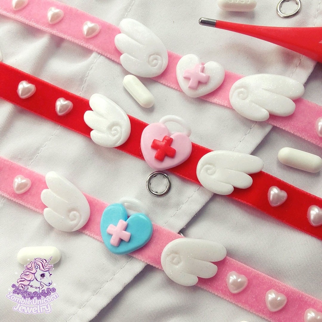 Heavenly Nurses Velvet Chokers / Menhera / Medical / Yamikawa - Etsy