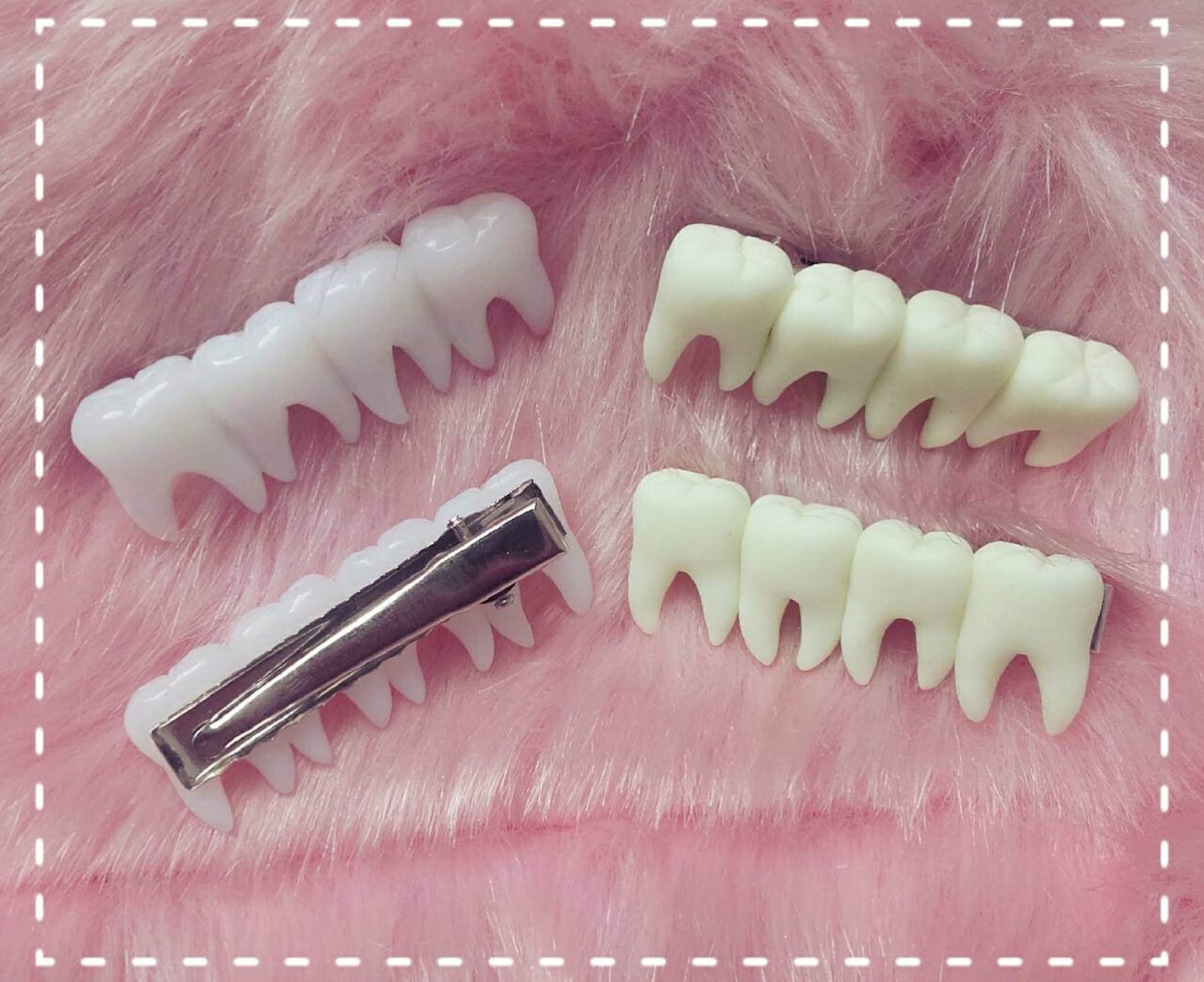 Tooth Fairy Hair Clips Creepy / Halloween / Menhera / Horror - Etsy