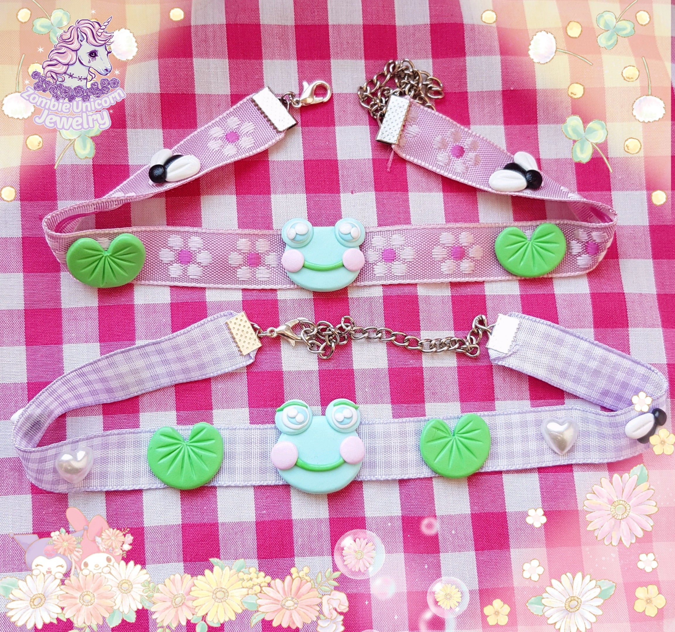 Lovely Little Frog Chokers / Fairy Kei / Cottagecore / Pastel | Etsy