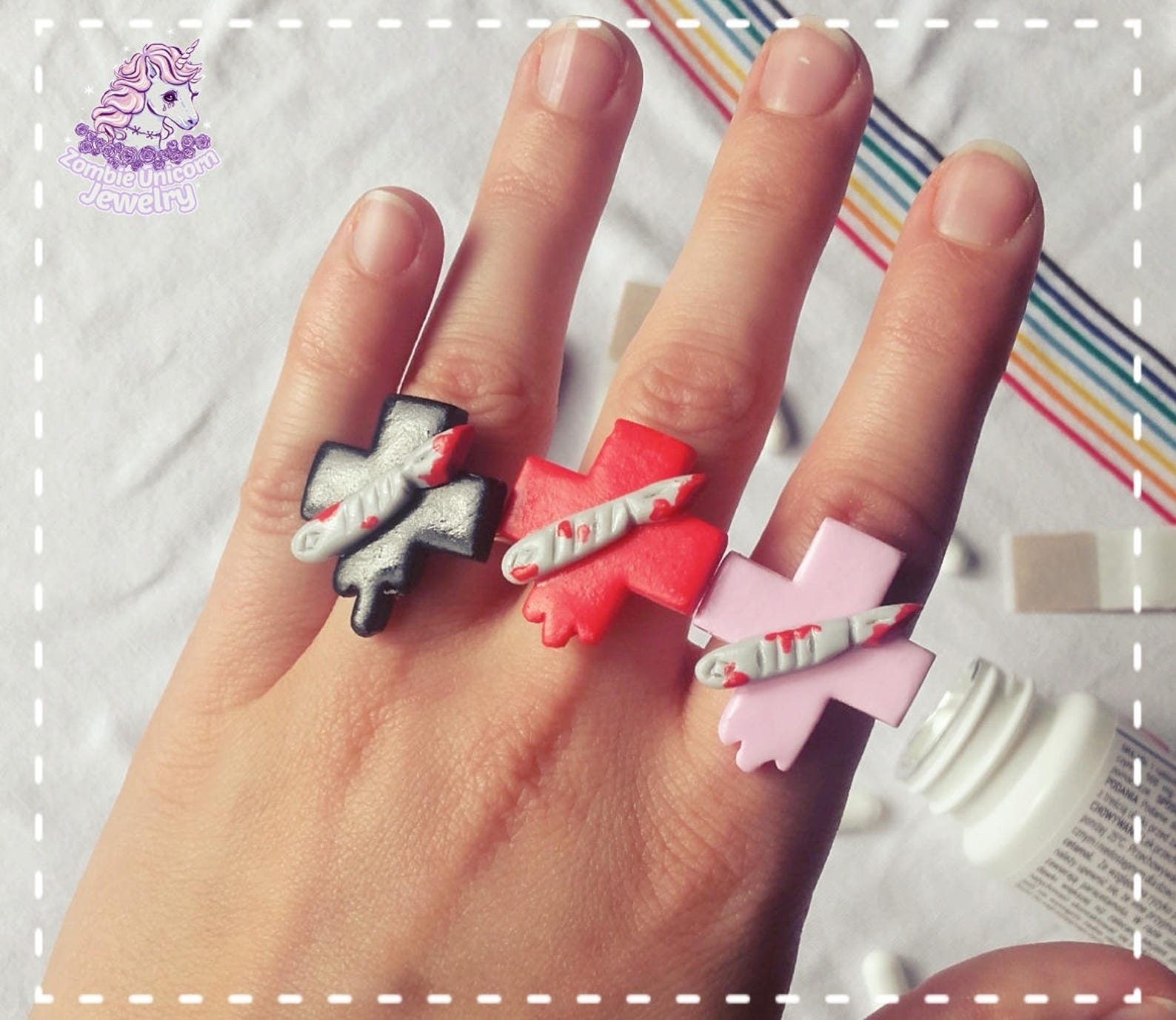 Bloody Hospital Scalpel Rings Menhera Yamikawaii - Etsy