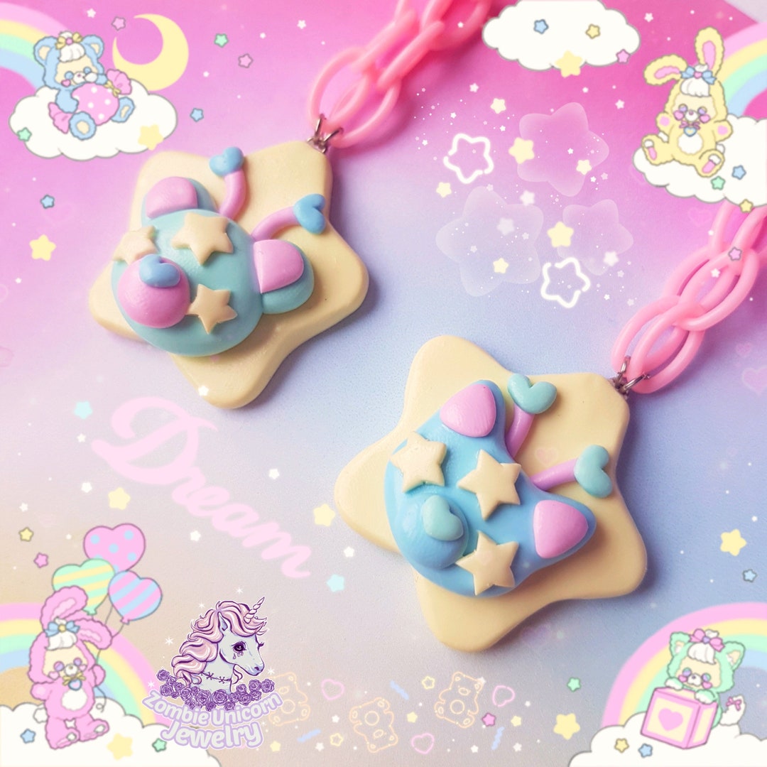 Star Friends Necklace / Alien / Fairy Kei / Space Kei / Kawaii - Etsy