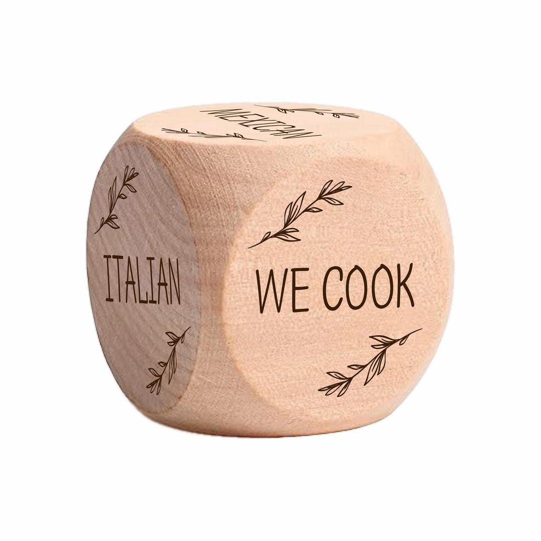 Personalized Wooden Decision Dice: Fun Date Night Gift - Etsy