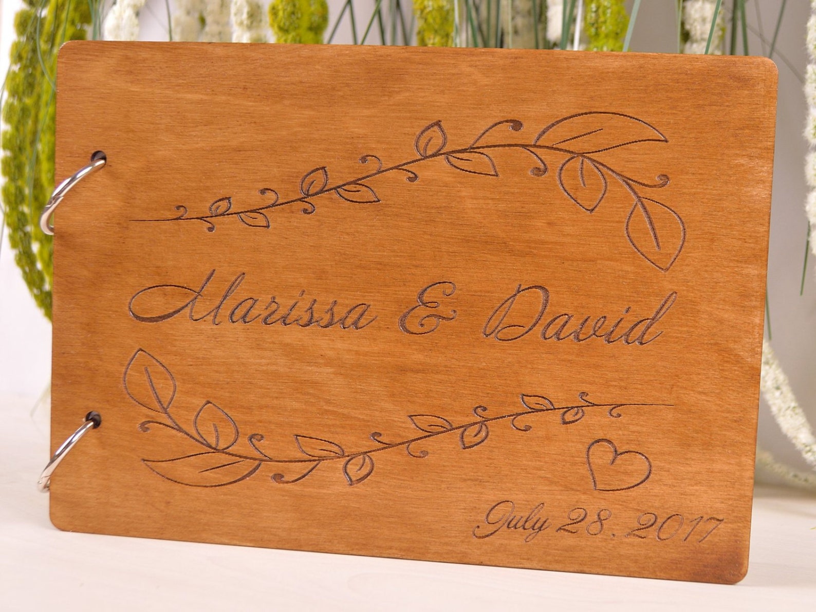 Rustic Wedding Guest Book Barn Wedding Guest Book Wedding - Etsy