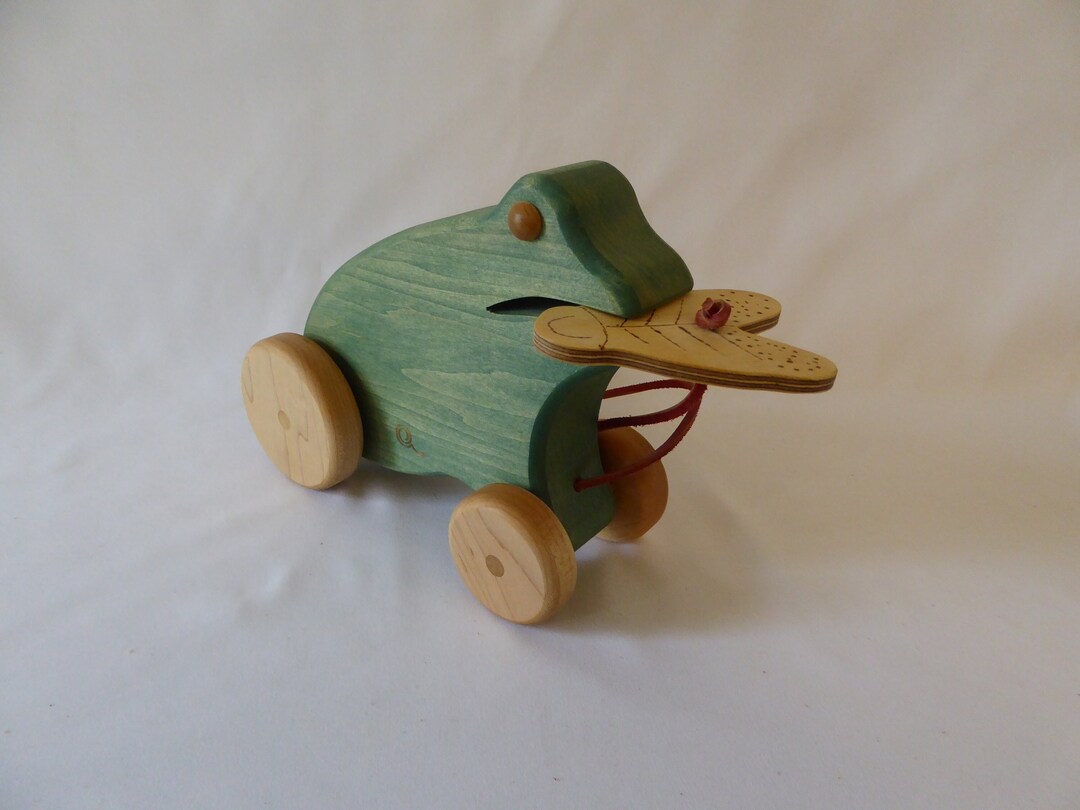 Wooden Pull Frog - Etsy