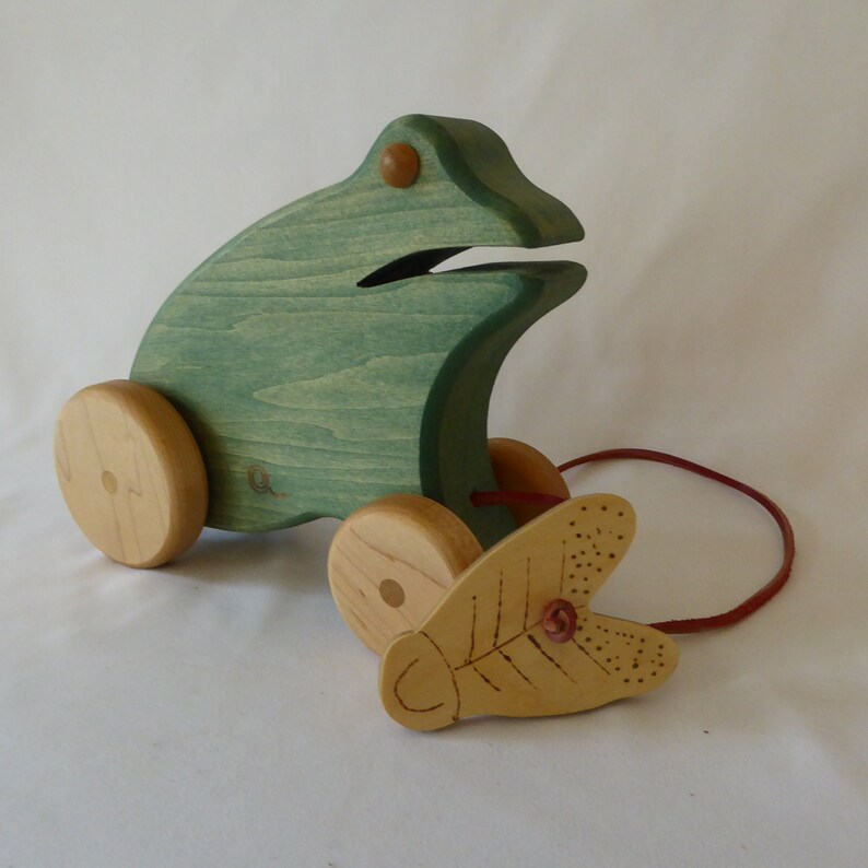 Wooden Pull Frog - Etsy
