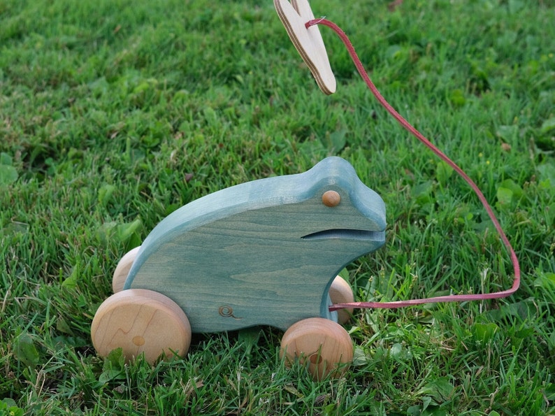 Wooden Pull Frog - Etsy