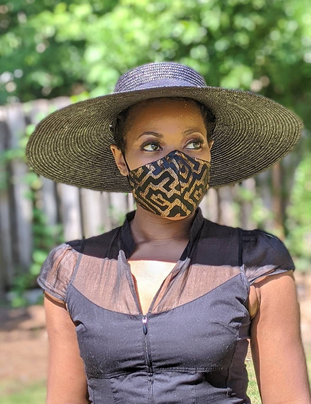 Silk Brocade Facemask: Fancy Evening Mask With Cotton Lining - Etsy