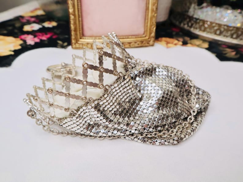 1920s Whiting & Davis Gate Top Silver Mesh Coin Purse - Etsy