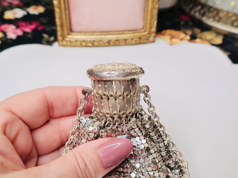 1920s Whiting & Davis Gate Top Silver Mesh Coin Purse - Etsy