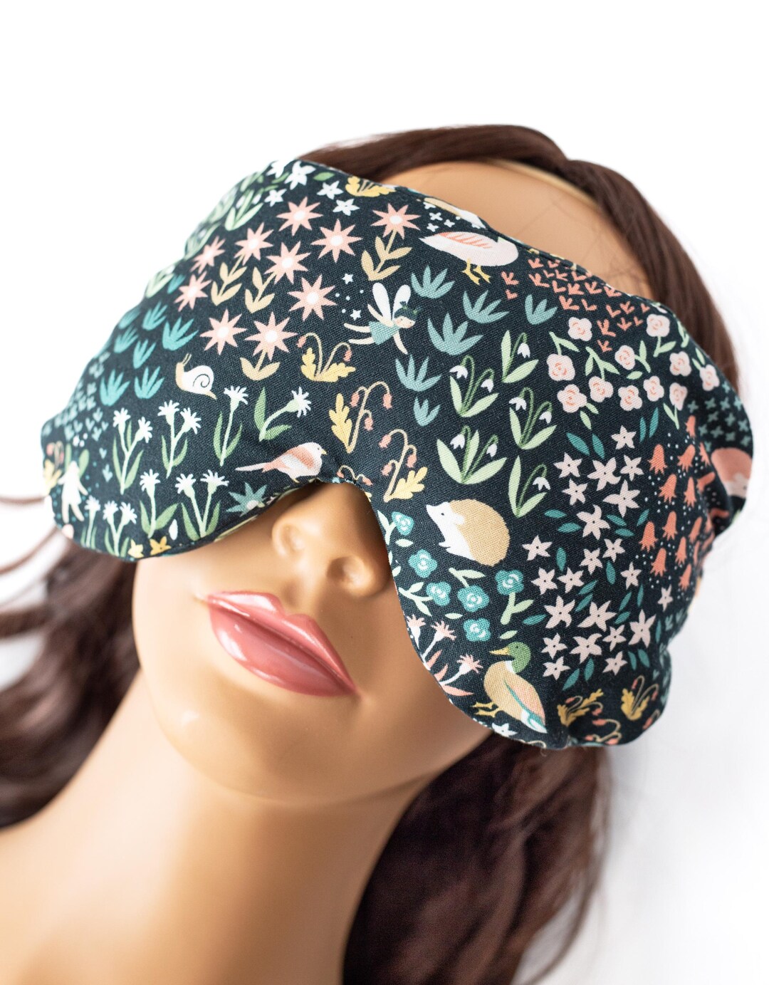 Weighted Flax Seed Eye Mask or Eye Pillow With Machine Washable Cover ...