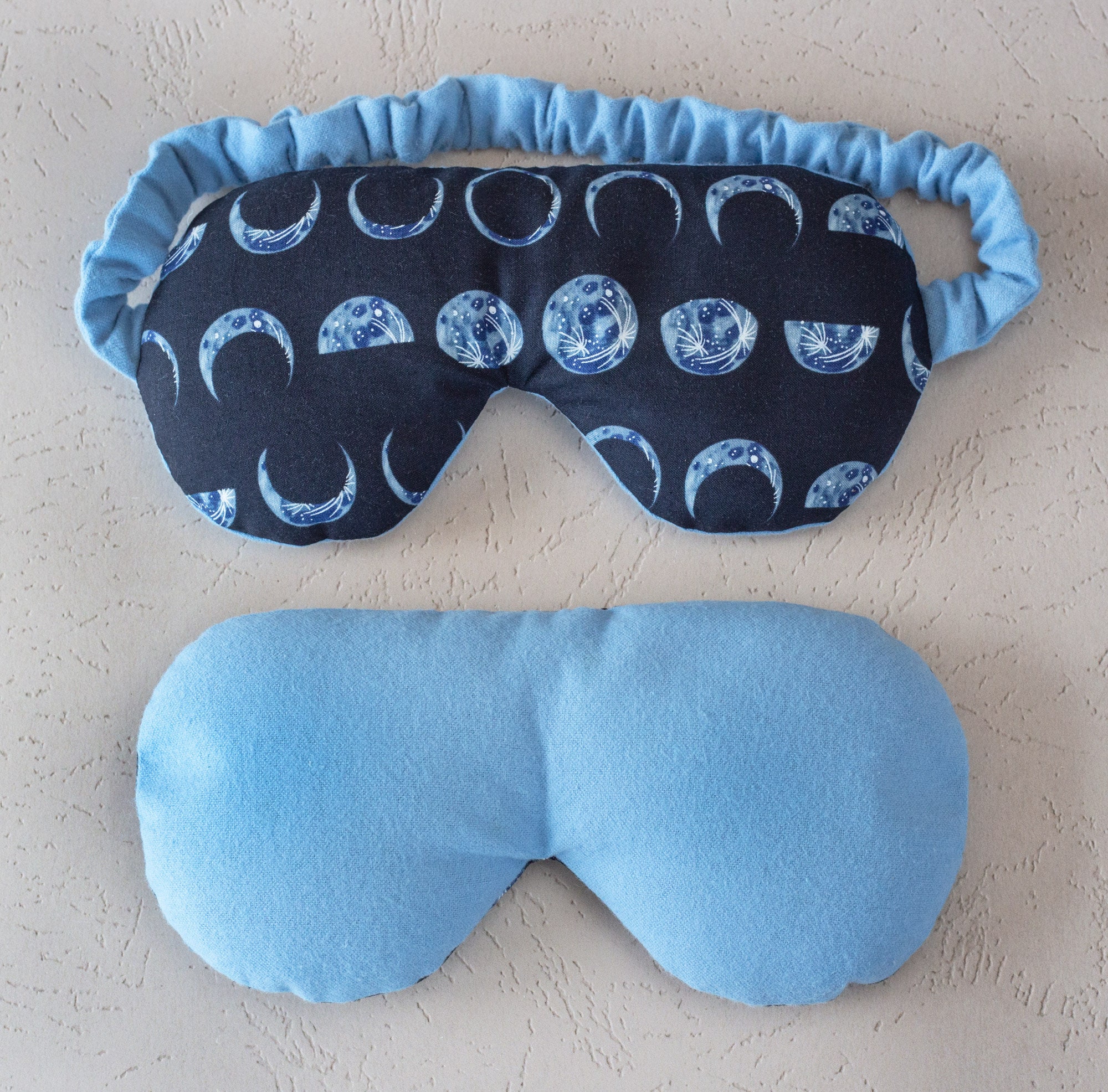 Moon Phases Print Weighted Flax Seed Eye Mask / Eye Pillow - Etsy