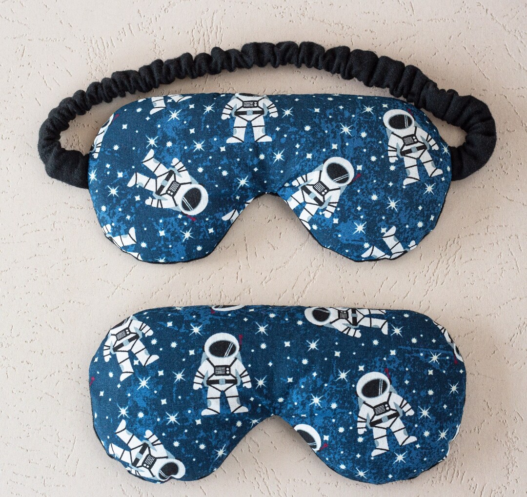 Weighted Flax Seed Eye Mask With Lavender Essential Oil, Astronaut ...