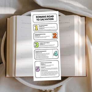 Romans Road to Salvation Infographic | Digital Download for Bible Study ...