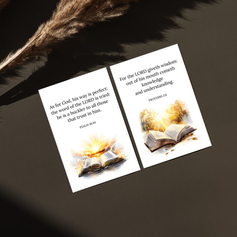 16 Printable Bible Verse Cards | Scripture Cards on the Word of God ...