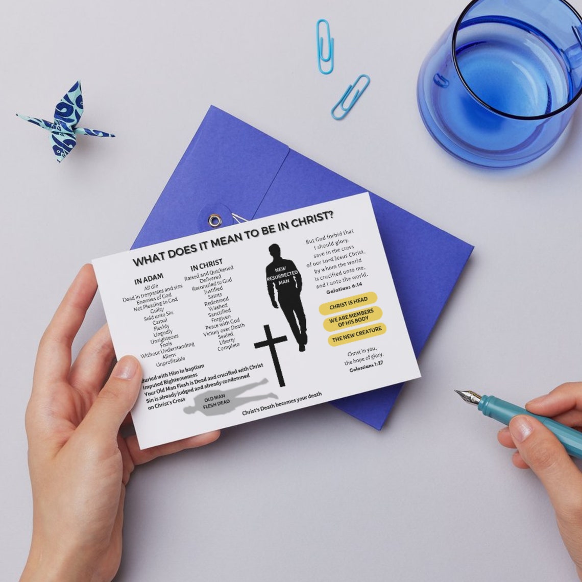 What Does It Mean to Be in Christ Christian Infographic Bible Study ...