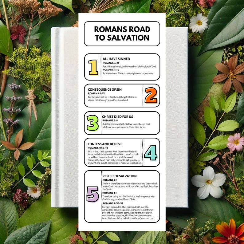 Romans Road to Salvation Infographic | Digital Download for Bible Study ...