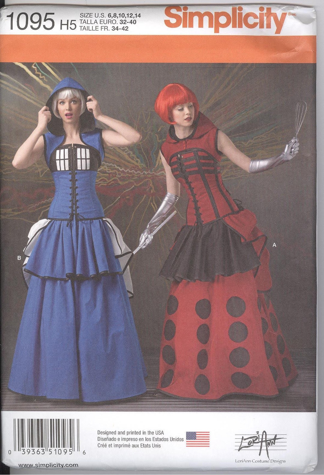 Simplicity 1095 Time Traveler Cosplay and Halloween Costume Sewing ...