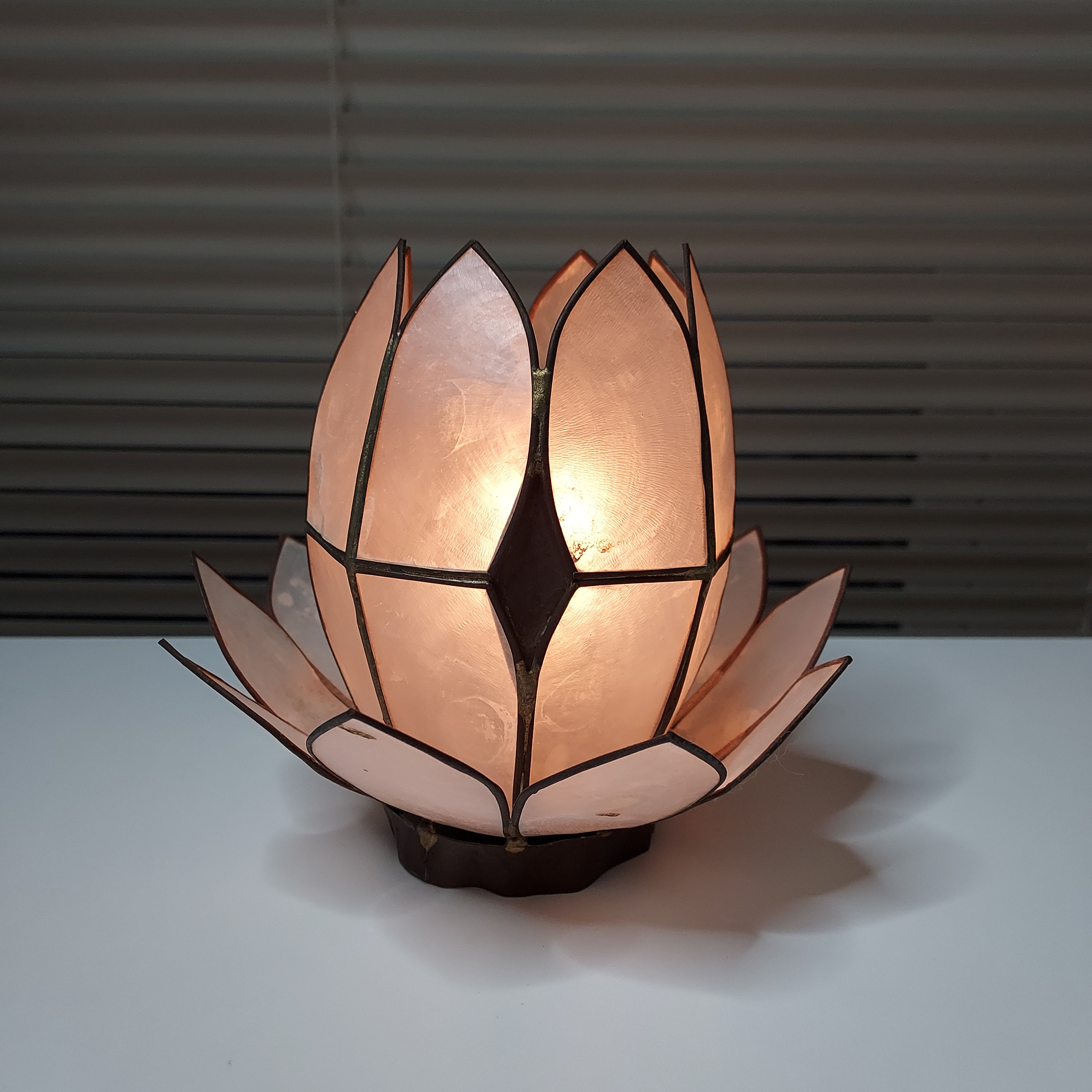 Capiz Shell Lotus Flower Votive Tea Light Candle Holder - Etsy