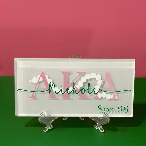 Custom Name Plates Glass Tile - Etsy