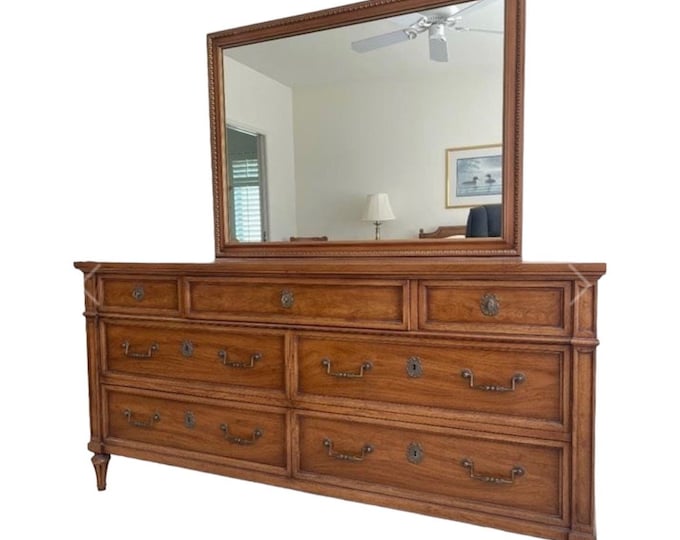 Henredon Vintage Custom Folio One Fruitwood Dresser French Style - Etsy