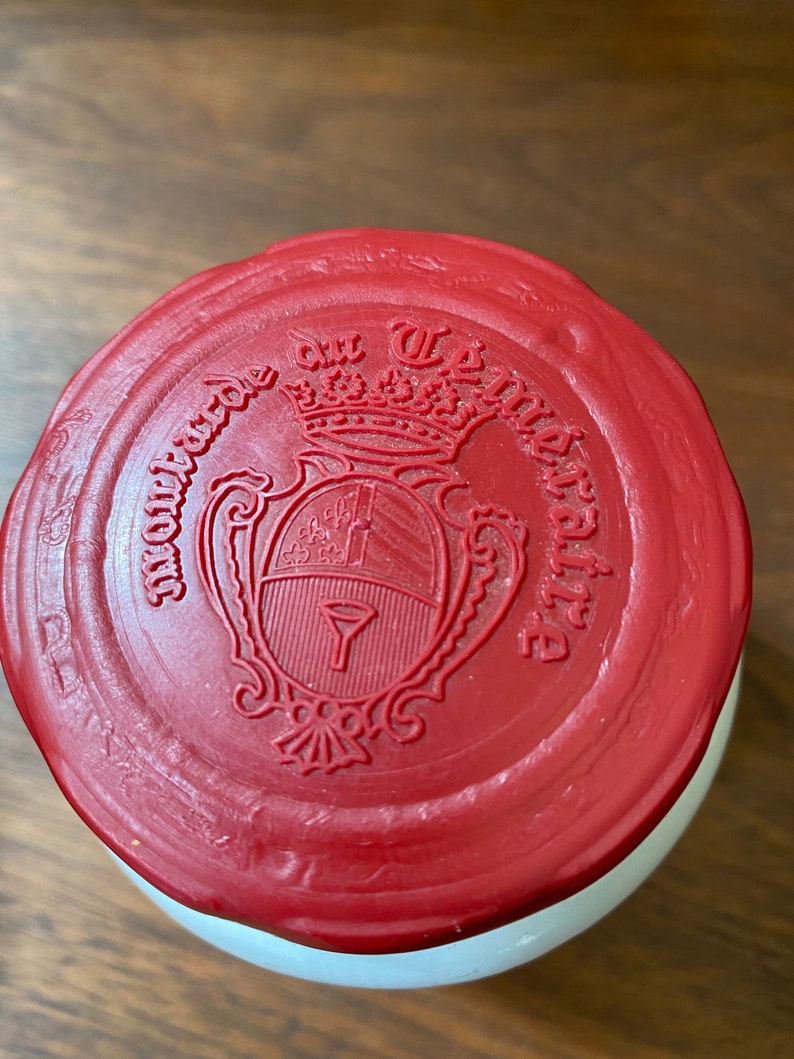 Moutarde Du Temeraire Vintage French Mustard Crock With Red - Etsy