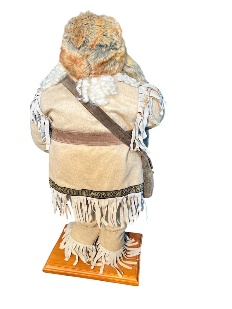 Gorgeous 23” Trapper Pioneer Santa. Character Santa Claus. Incredible ...