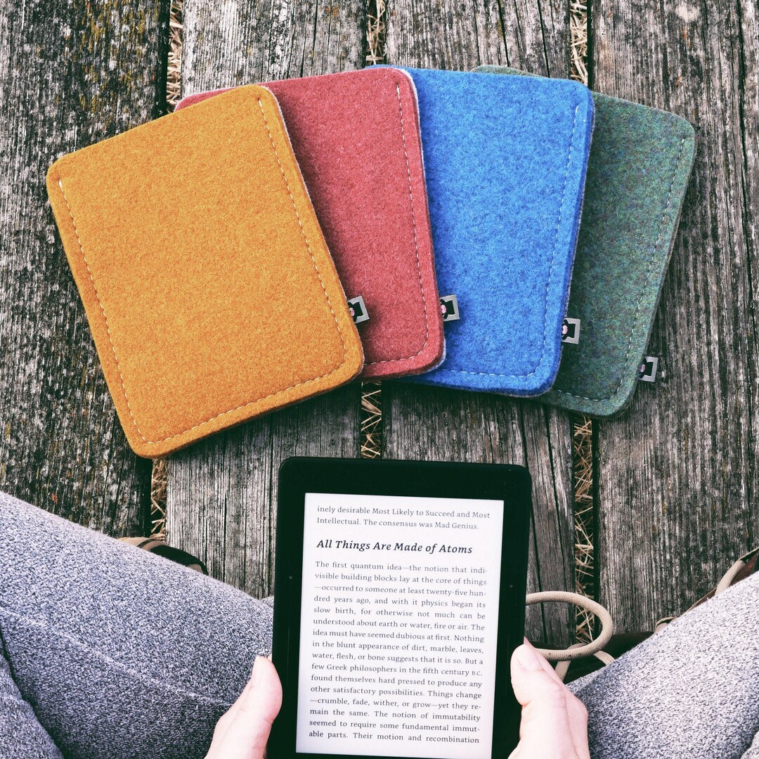 Wool Felt Kindle Paperwhite 6 Case: Personalized E-reader Sleeve - Etsy