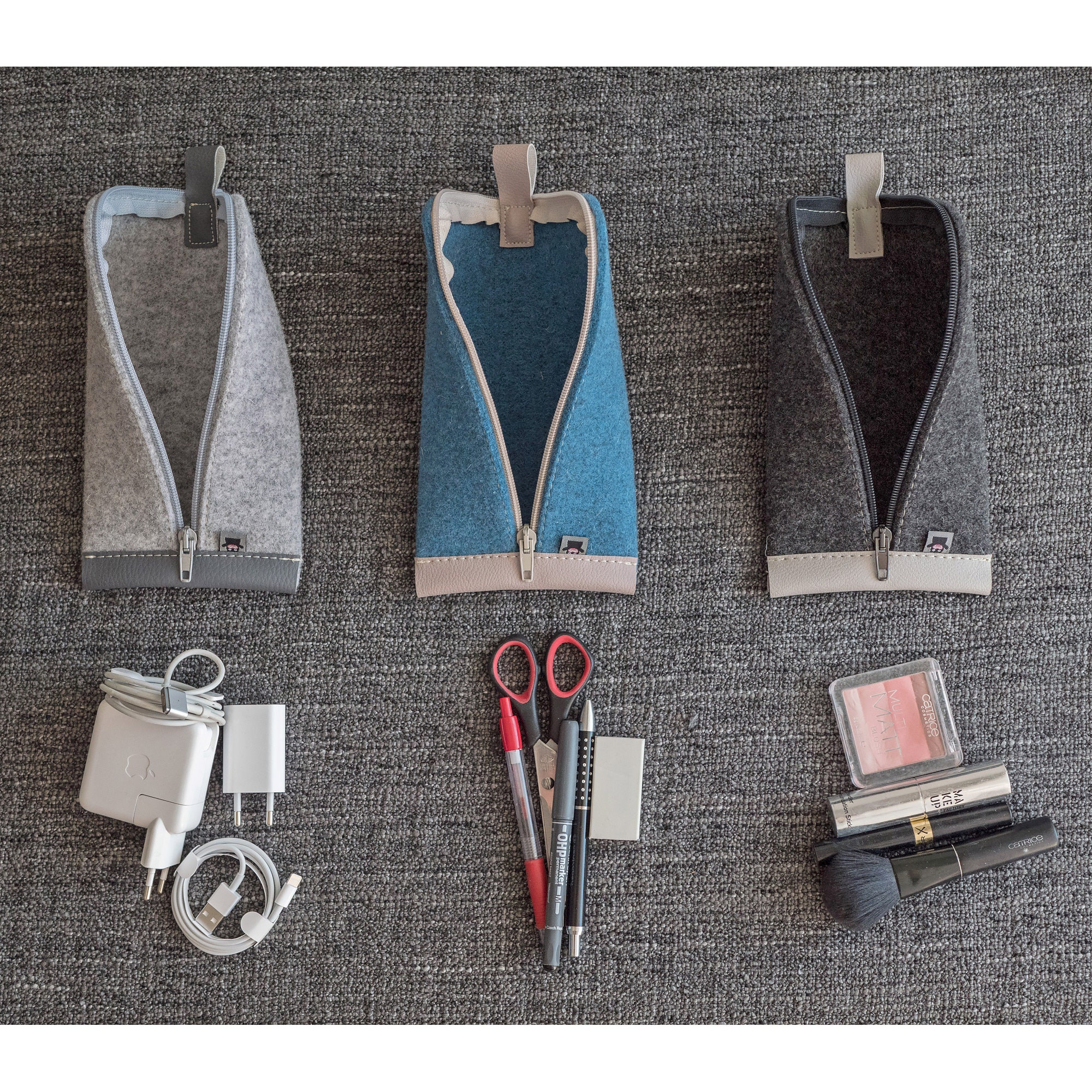 Custom Dopp Kit - Zipper Pouch - Vegan Leather Bag - Etsy