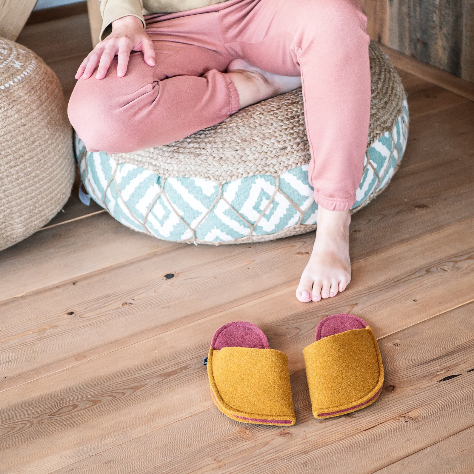 Felt Slippers Slippers Felt Wool Felt Slippers | Etsy