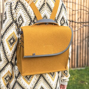 Backpack Women - Backpack Purse - Mustard Backpack - Etsy