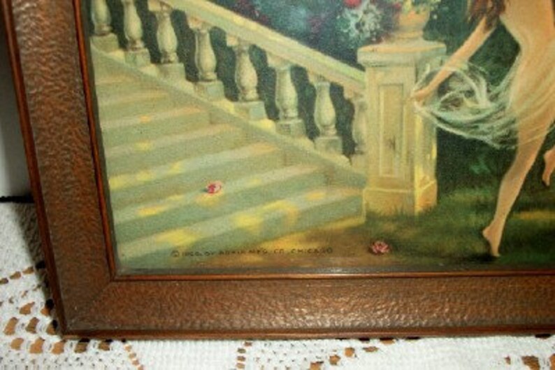 Art Nouveau R. Atkinson Fox Print Lithograph Fantasy Spirit of Youth ...