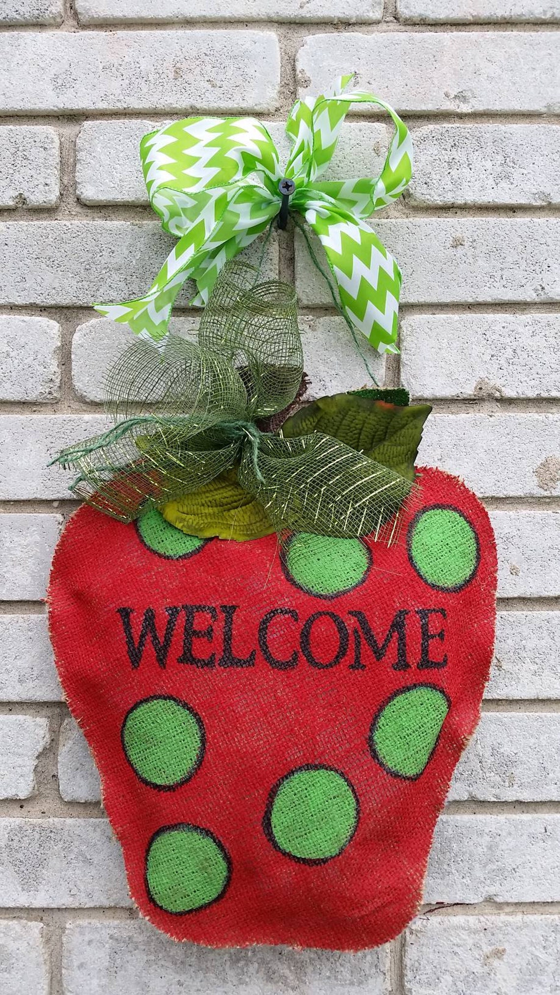 Apple Welcome Back School Door Hanger Polka Dot School Door Hanger Best ...