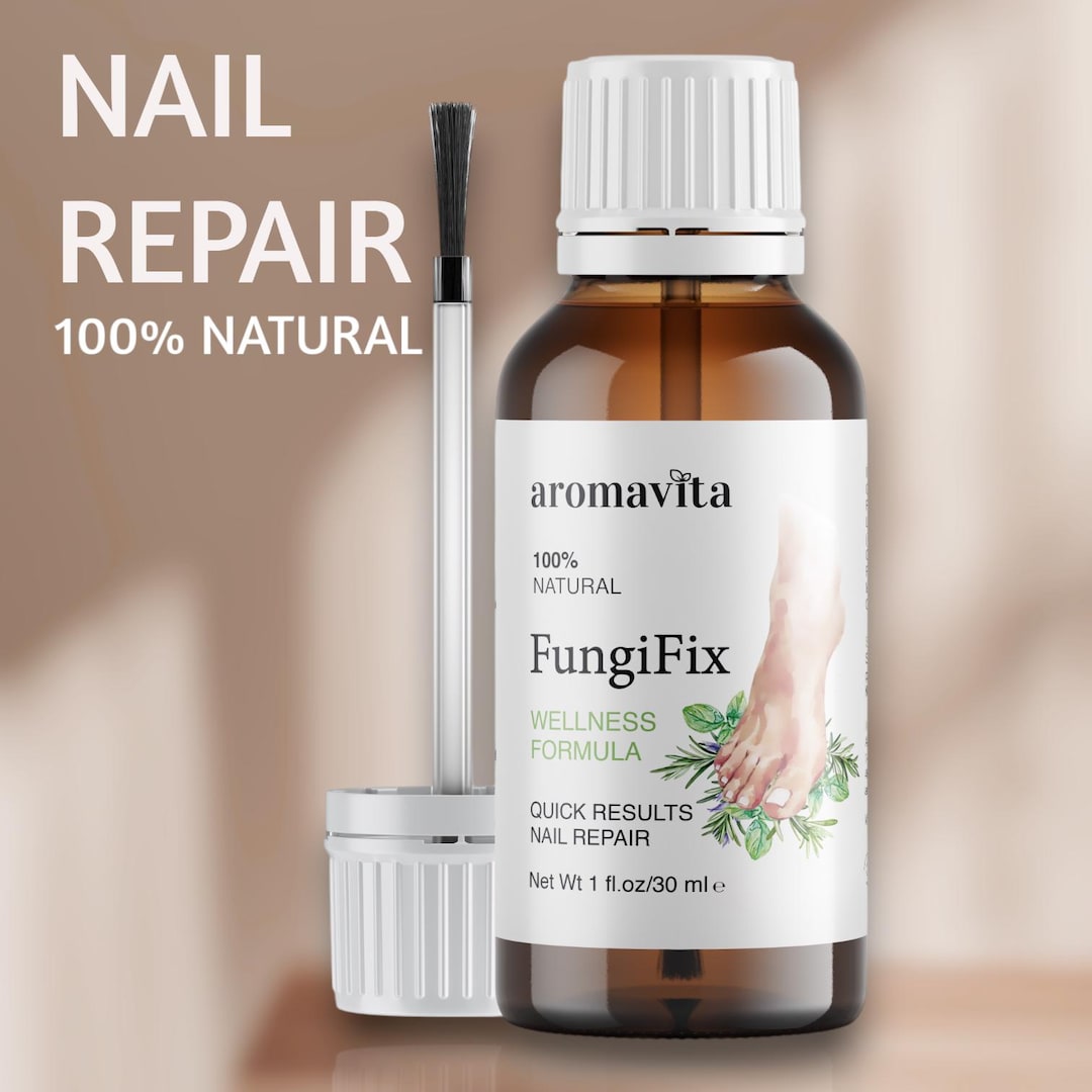 Natural Nail Repair Oil: Oregano, Tea Tree, Vitamin E - Fungifix - Etsy