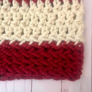 Crochet Striped Stocking Hat Pattern, Super Bulky Night Cap (PDF ...
