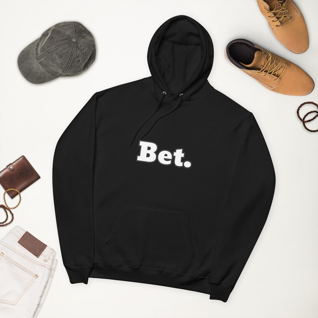 Bet Gen Z Slang Unisex Fleece Hoodie - Etsy