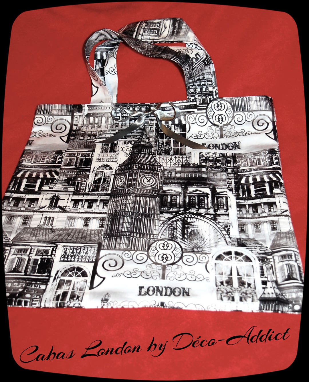 LONDON Themed Tote Bag Designer Fabric - Etsy